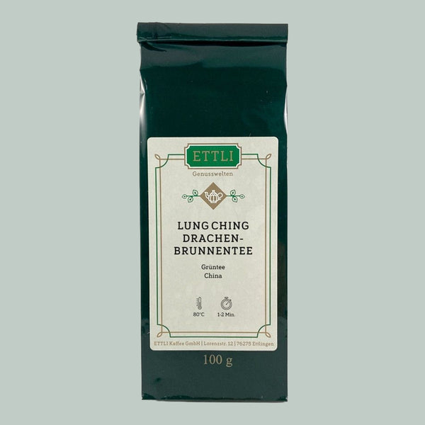 Grüntee China Lung Ching Drachenbrunnentee 100 g – ETTLI Kaffee